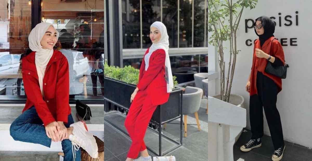 Baju Merah Cocok dengan Jilbab Warna Apa? Ini Rekomendasinya! - ZALORA ...