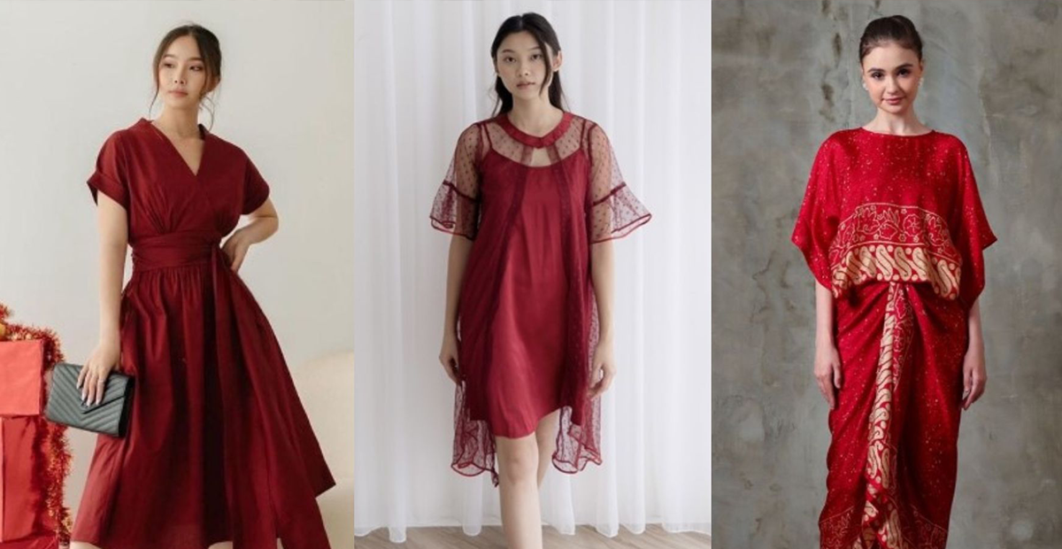 6 Rekomendasi Gaun Merah untuk Natal - ZALORA Thread